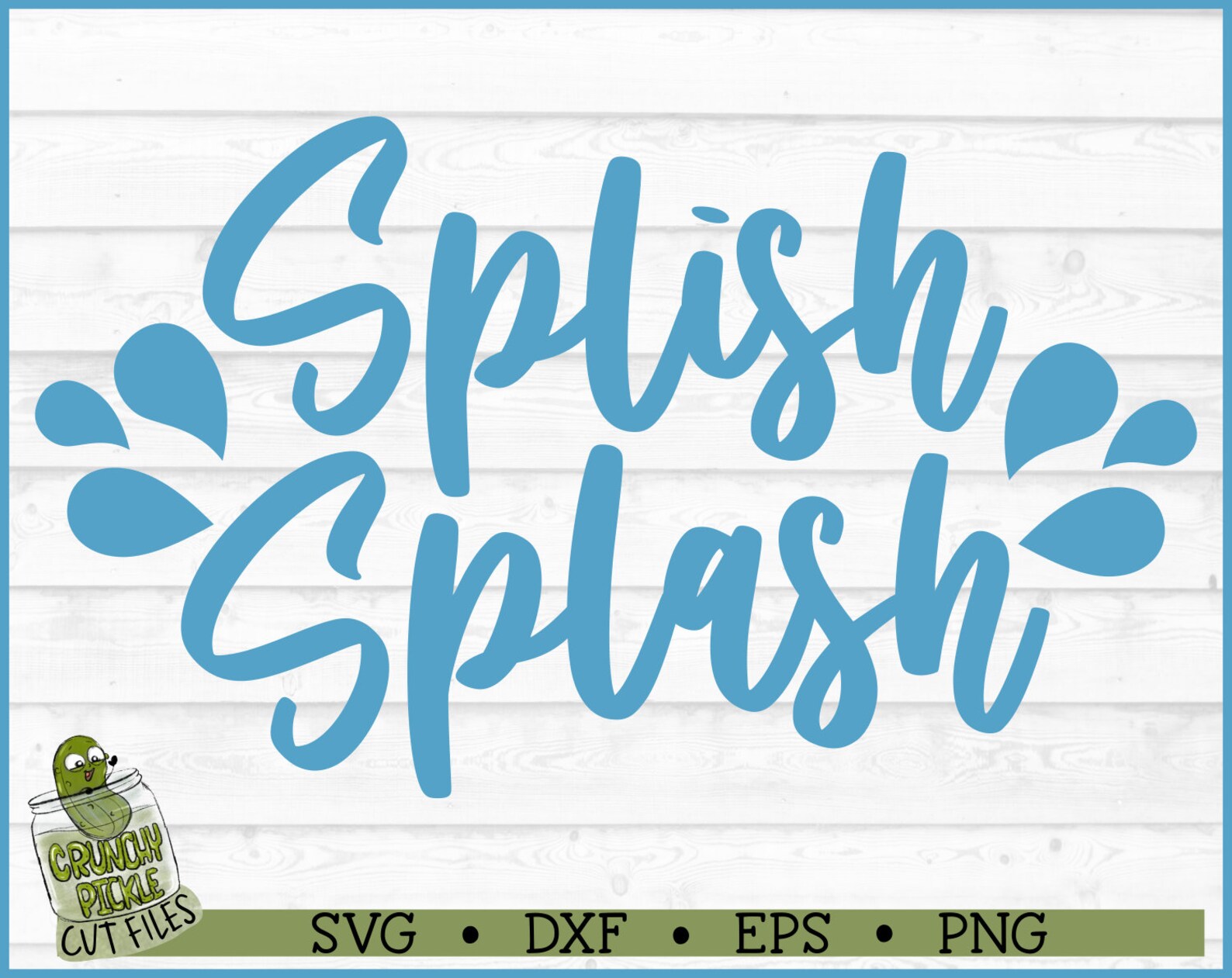 Splish Splash SVG File Dxf Eps Png Bathroom Sign Svg Wall - Etsy