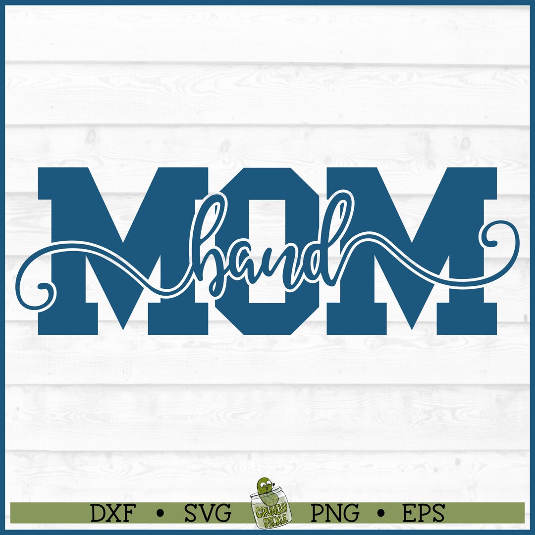Knockout Band Mom SVG File, Dxf, Eps, Png, Band Svg, Sports Mom Svg ...