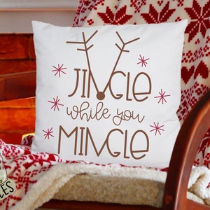 Jingle While You Mingle Christmas SVG File Dxf Eps Png - Etsy