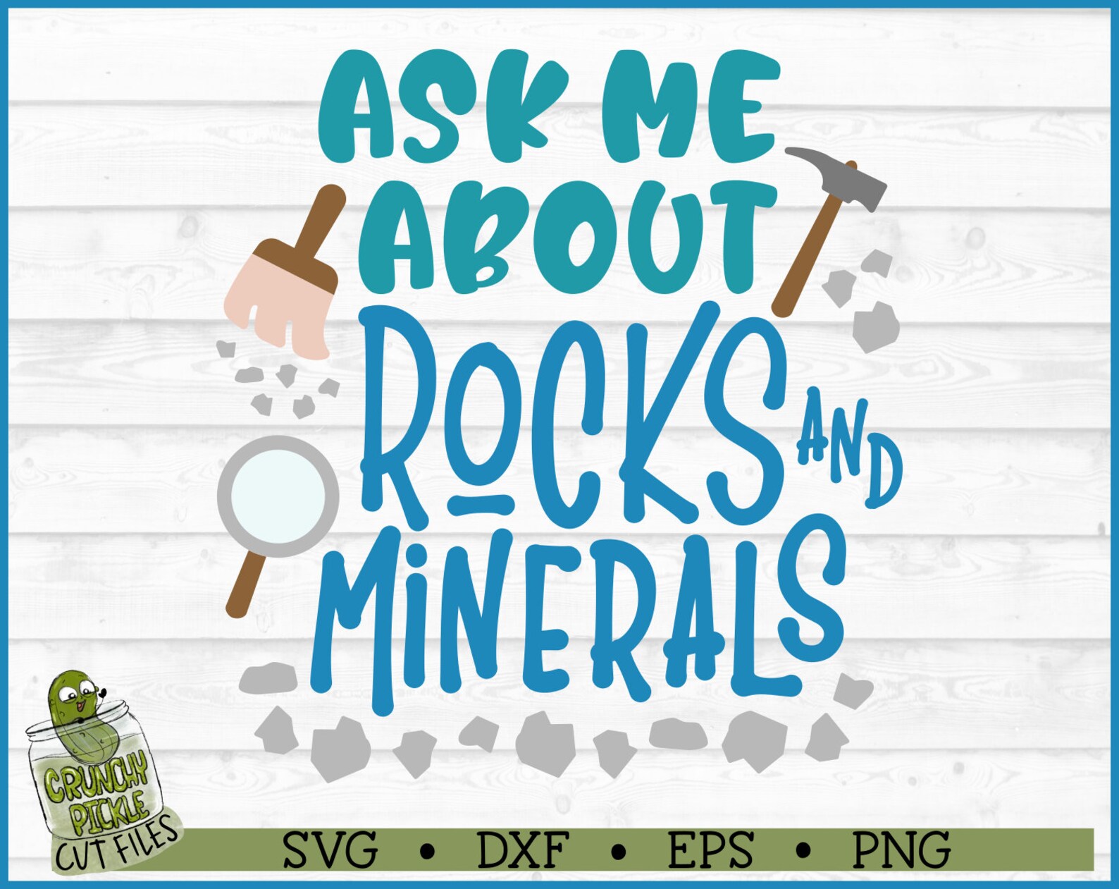 Ask Me About Rocks and Minerals SVG File Dxf Eps Png Rock | Etsy