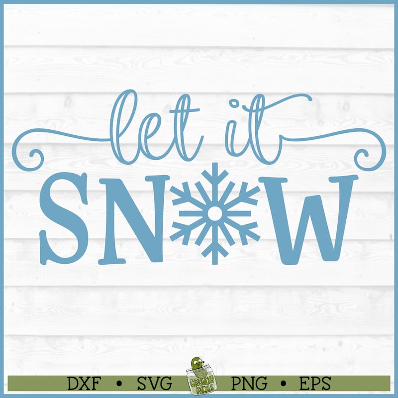Let It Snow Sign - Etsy