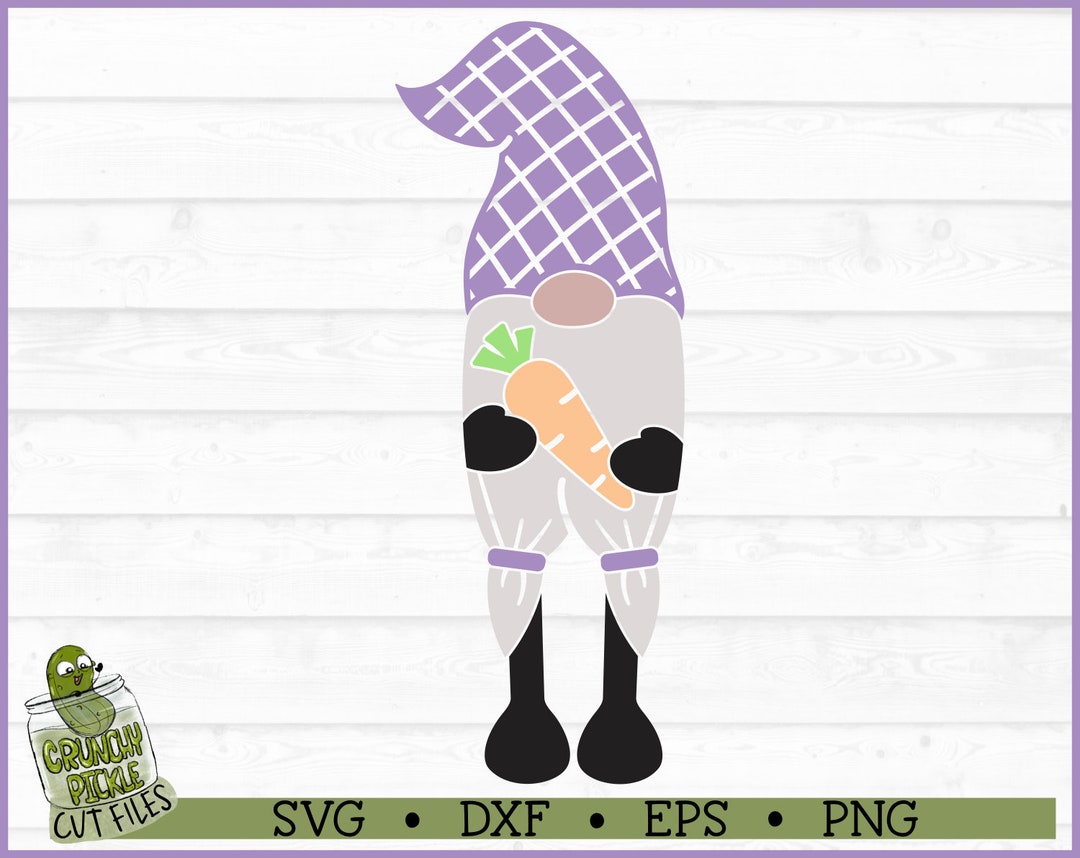 Carrot Easter Gnome SVG File, Dxf, Eps, Png, Egg Hunt Svg, Gnome Svg ...