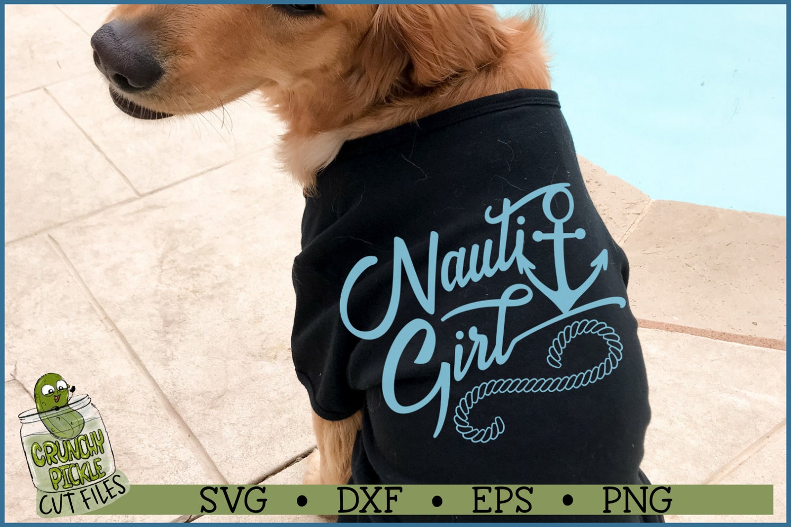 Nauti Girl SVG File, Dxf, Eps, Png, Summer Svg, Lake Svg, Boat Svg ...