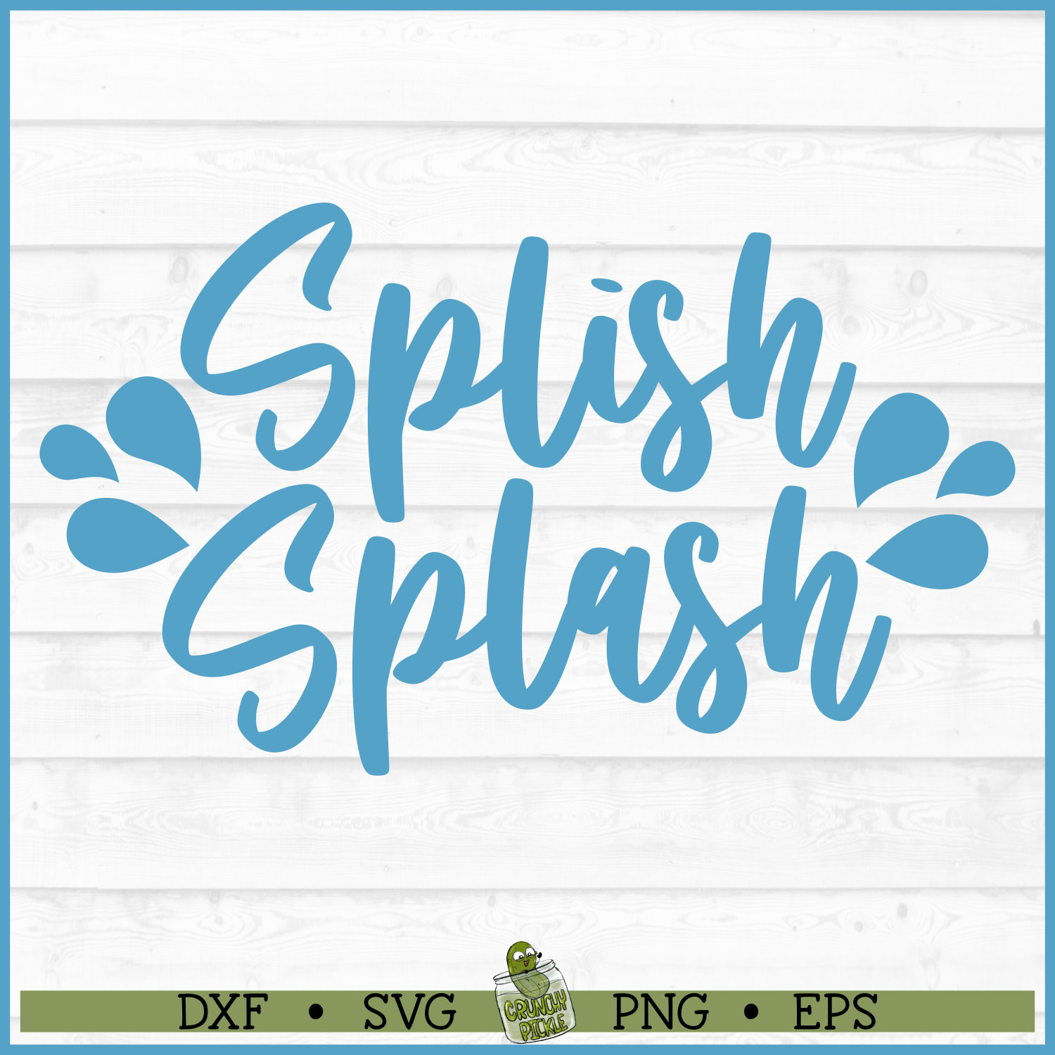 Splish Splash SVG File, Dxf, Eps, Png, Bathroom Sign Svg, Wall Decal ...