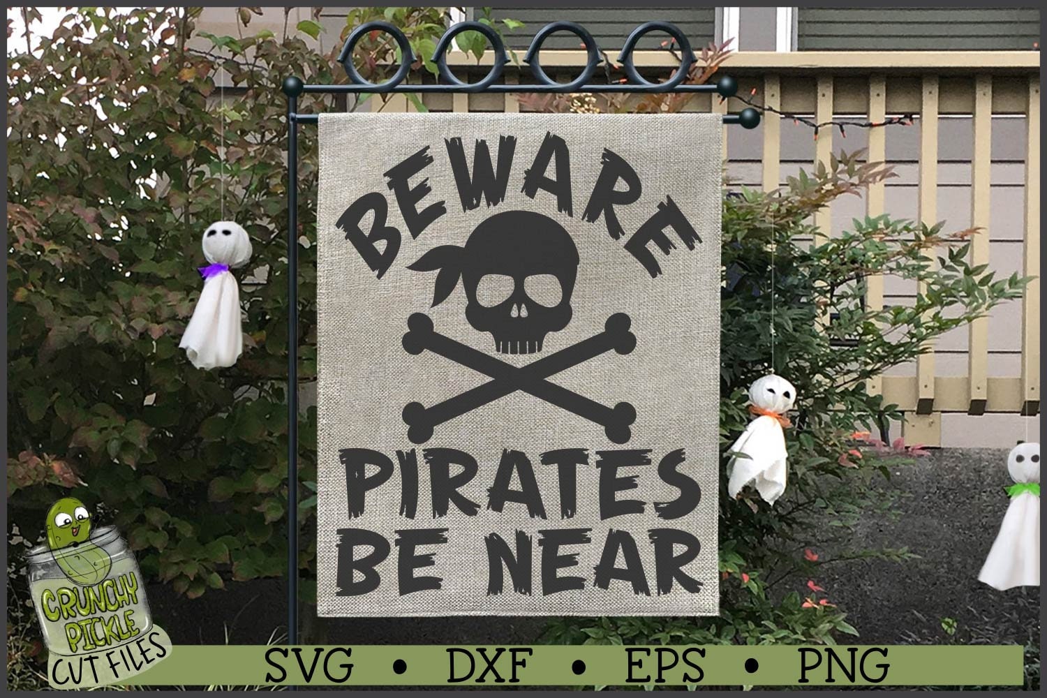 Beware Pirates Be Near SVG, Dxf, Eps Png, Pirate Svg, Pirate Sign Svg ...