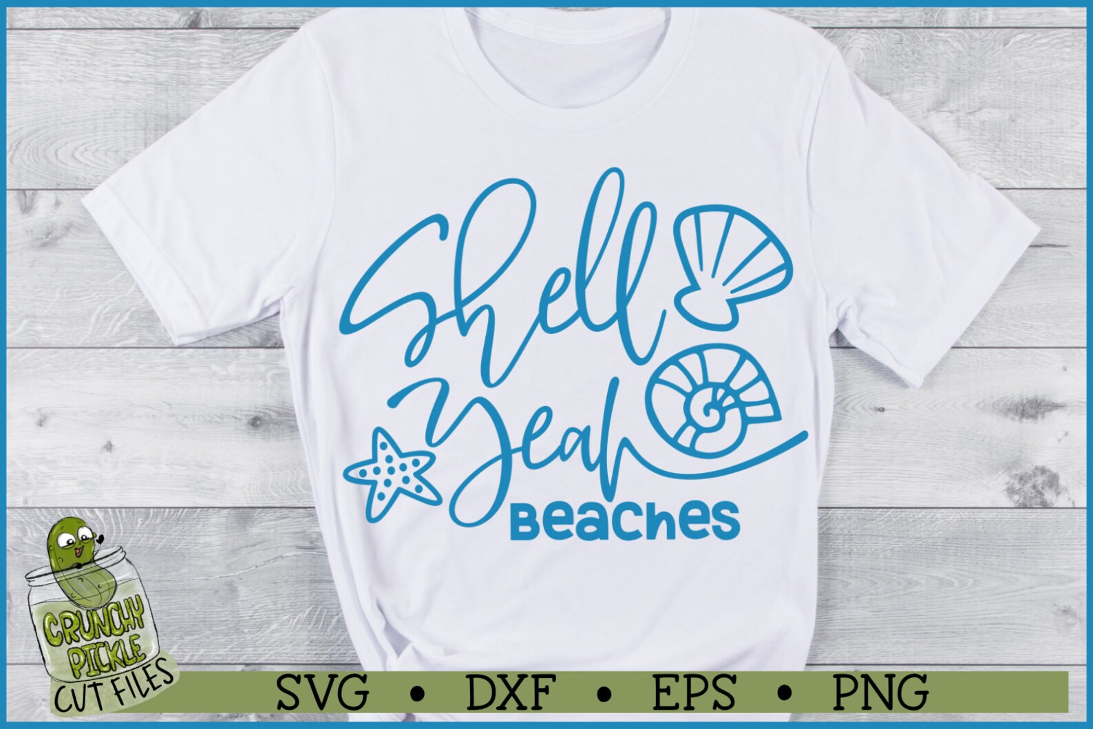 Shell Yeah Beaches SVG File Dxf Eps Png Seashells Svg - Etsy