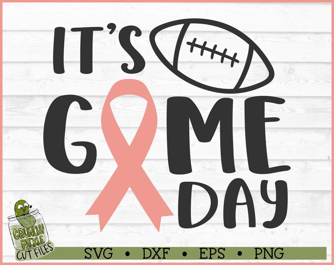 Game Day Ribbon SVG File Dxf Eps Png Football Mom Svg - Etsy