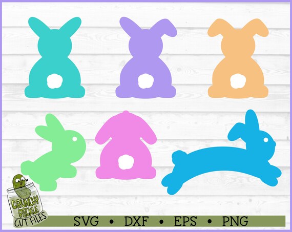 Easter Bunny SVG Files Dxf Eps Png Rabbit Bunnies | Etsy