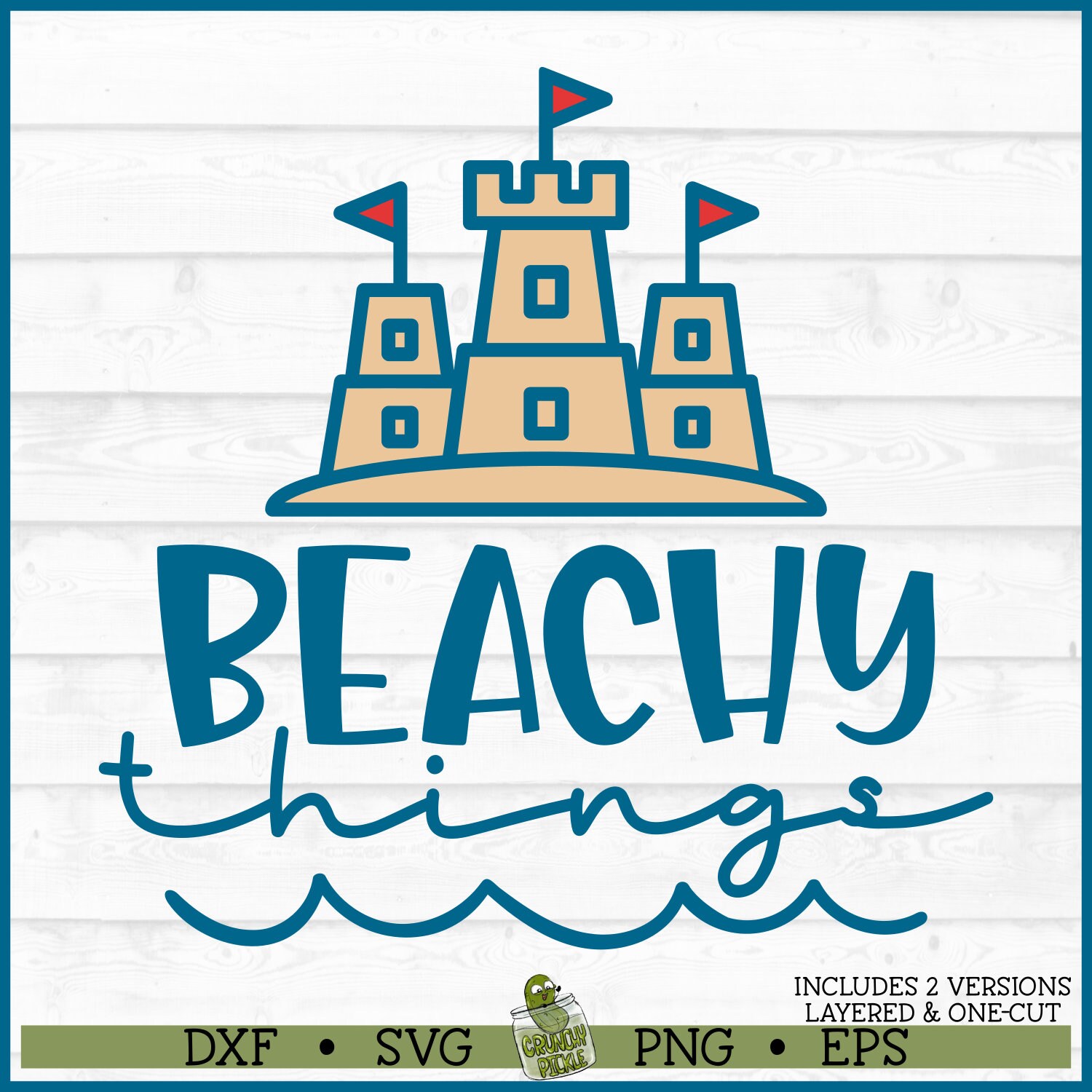 Beachy Things SVG File, Dxf, Eps, Png, Beach Bag Svg, Summer Svg ...