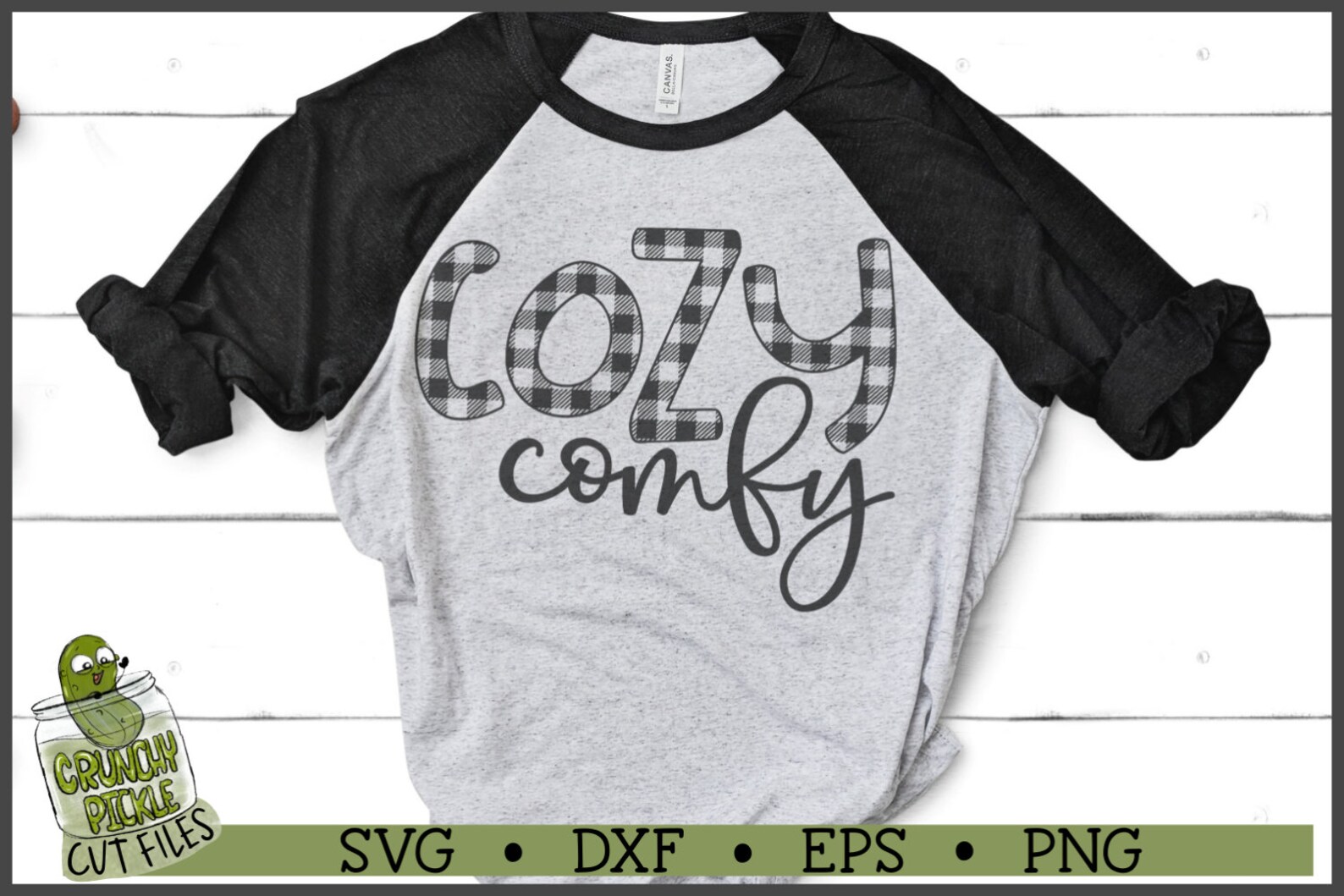 Buffalo Plaid Cozy Comfy SVG File, Dxf, Eps, Png, Winter Svg, Fall Svg ...