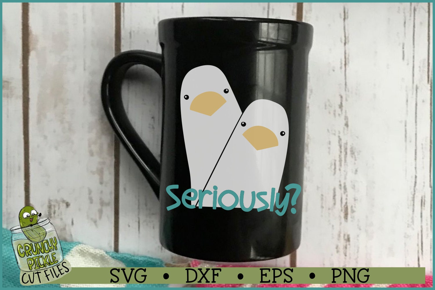 Seriously Seagulls SVG File Dxf Eps Png Funny Svg Beach - Etsy