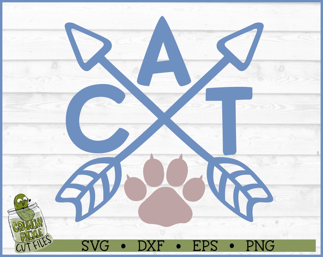 Cat Arrows SVG File Dxf Eps Png Cat Svg Cat Mom Svg Cat - Etsy