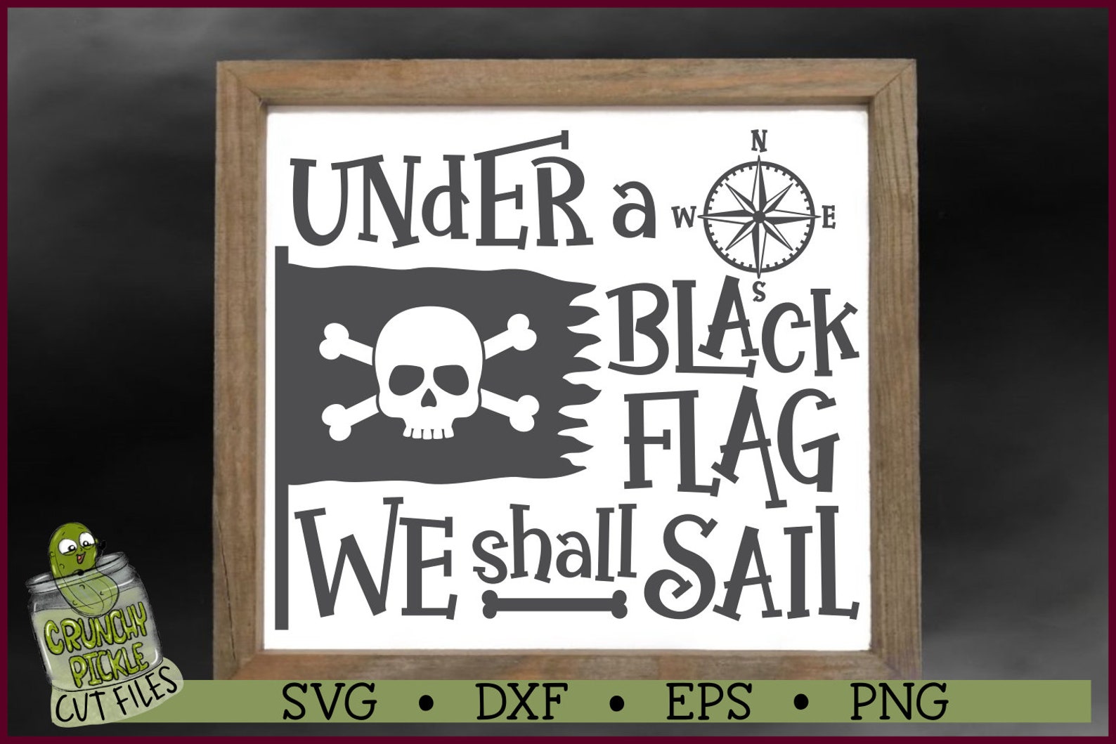 Under a Black Flag Pirate SVG File, Dxf, Eps Png, Pirate Svg, Pirate ...
