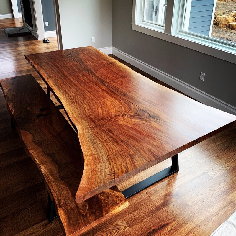 Walnut Dinning Table - Etsy