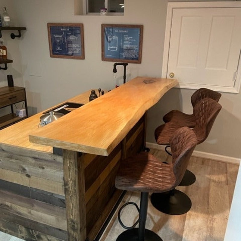 Live Edge Bar Top - Etsy