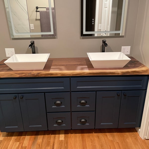 Live Edge Bathroom Vanity Top - Etsy