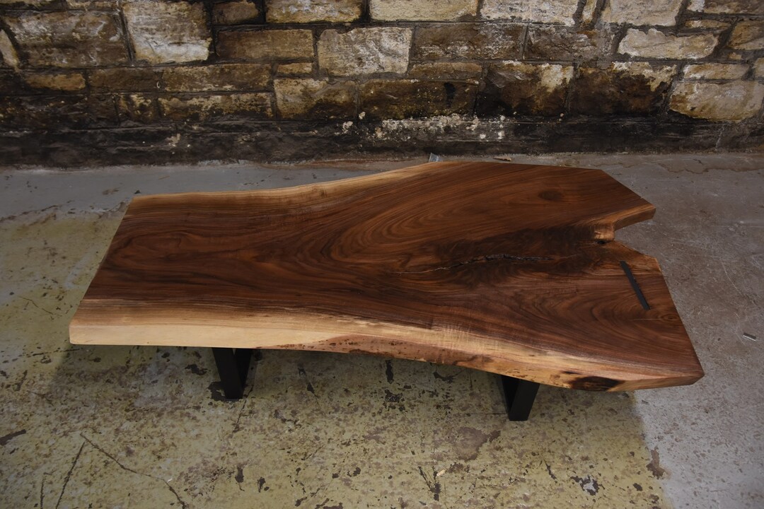 Live Edge Black Walnut Coffee Table / FREE SHIPPING - Etsy