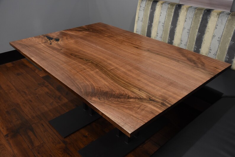 Solid Walnut Banquet Dining Table - Etsy