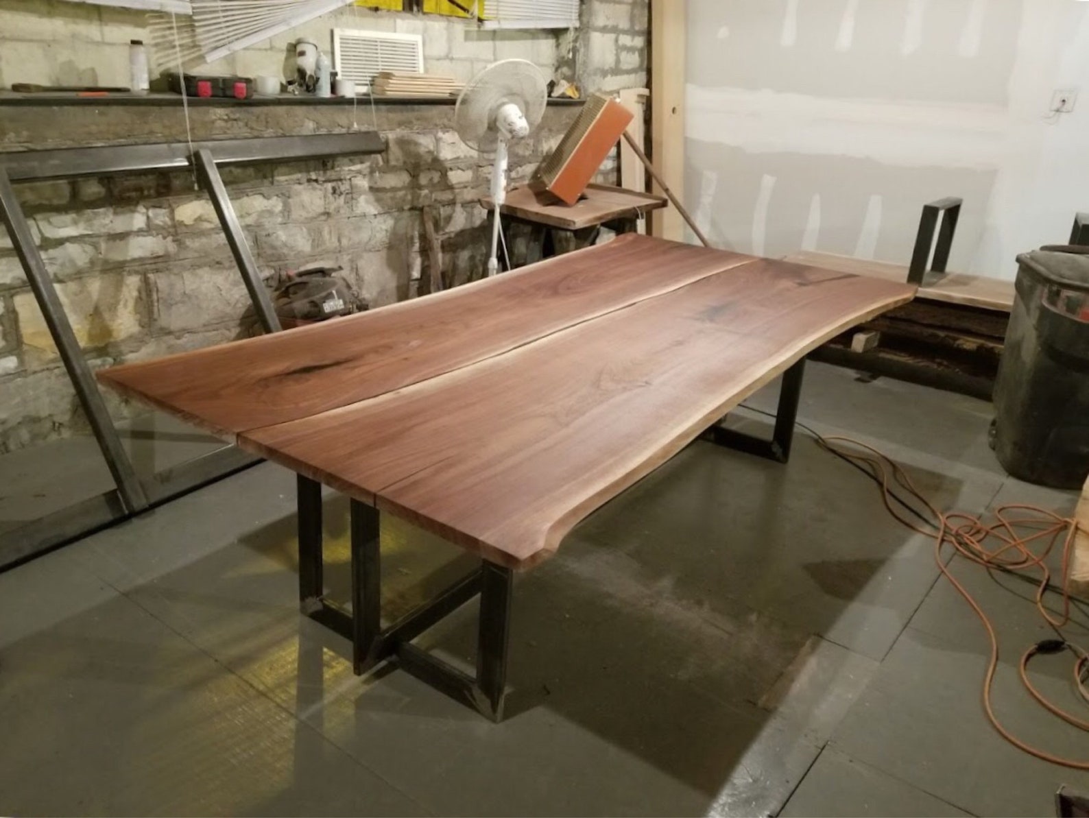 Black Walnut Live Edge Dining Table Black Walnut Table Live - Etsy