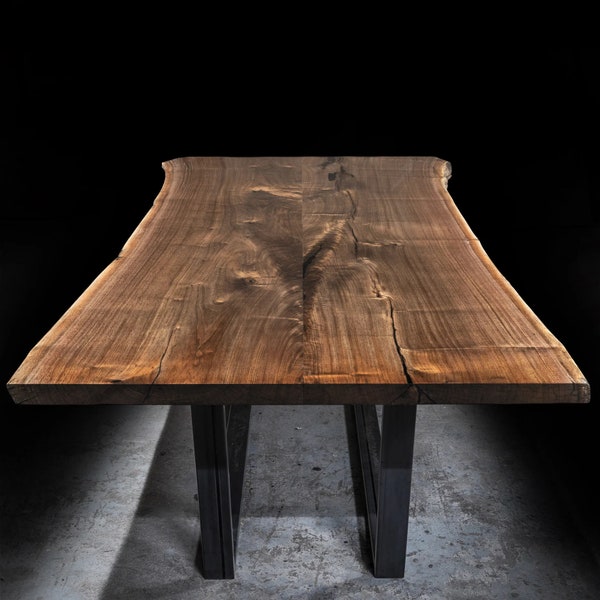 Live Edge Dining Table - Etsy