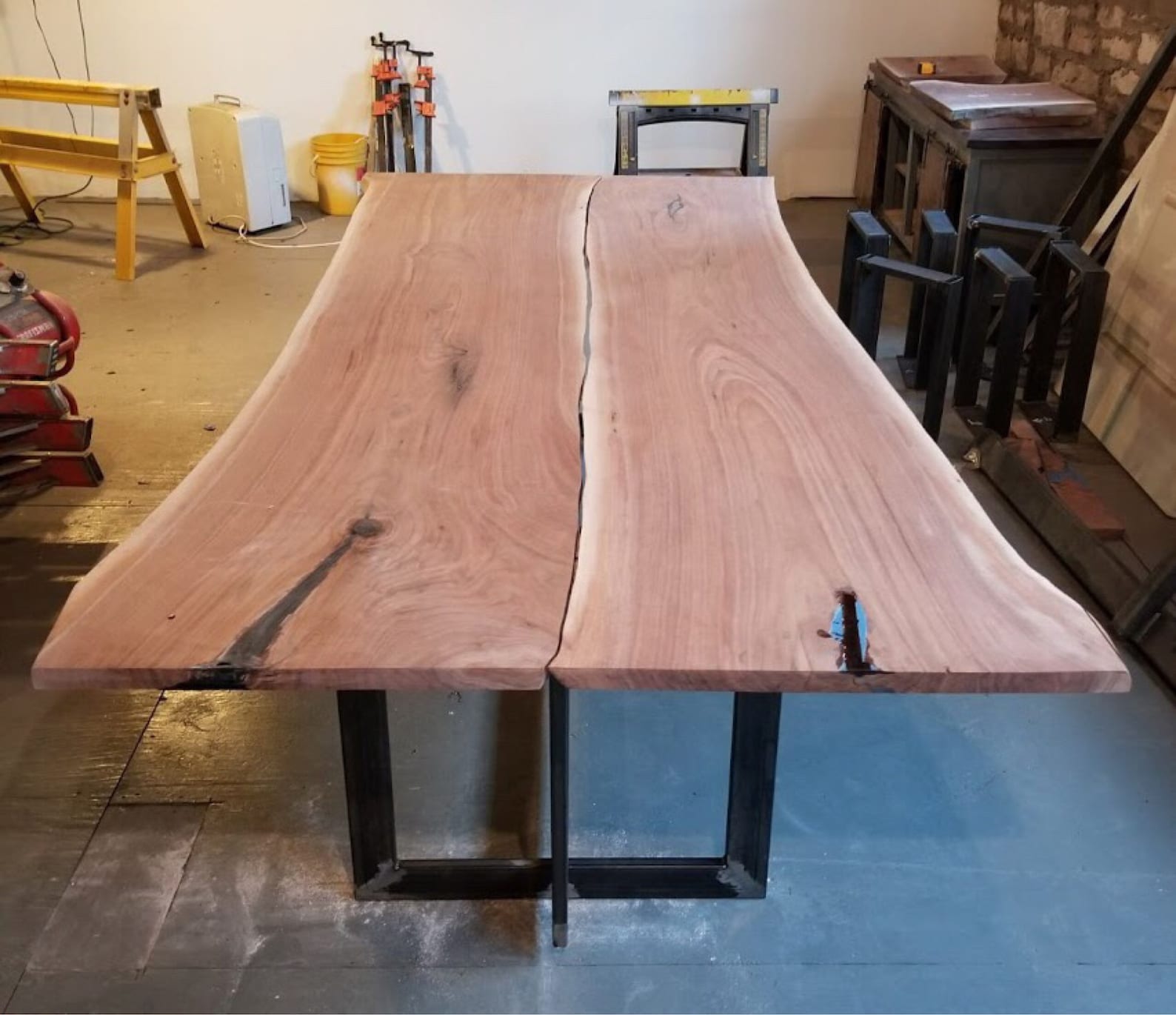 Black Walnut Live Edge Dining Table Black Walnut Table Live - Etsy