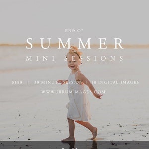 Mini Session Template Mini Sessions Summer Mini | Etsy