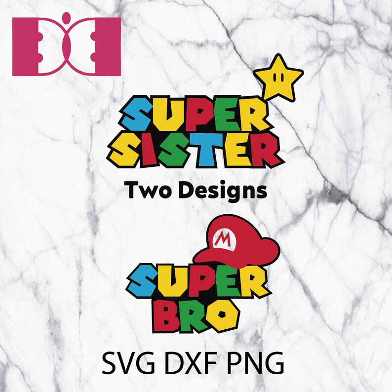 Super Bro SVG DXF PNG für Cricut für Silhouette Kamee | Etsy
