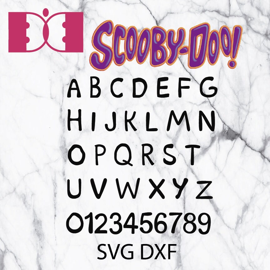 Scooby Doo Alphabet | Etsy