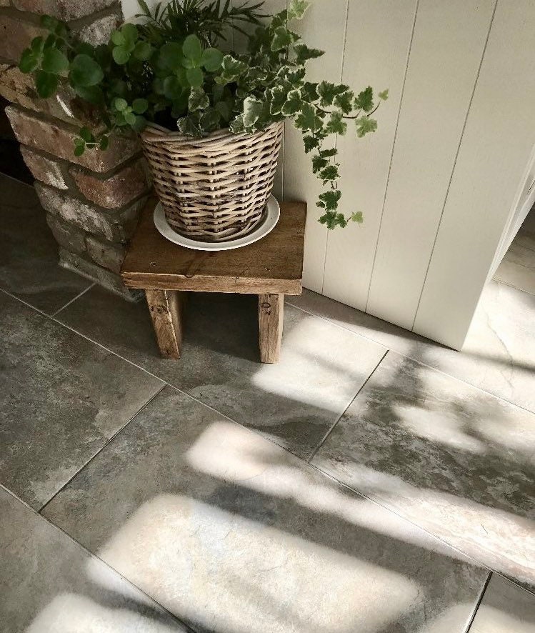 Small Rustic Stool - Etsy UK