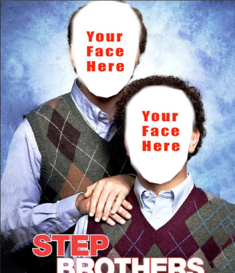 Step Brothers Photoshopped Poster Be On A Movie Poster Digital Download Onlystepbrothers Movie