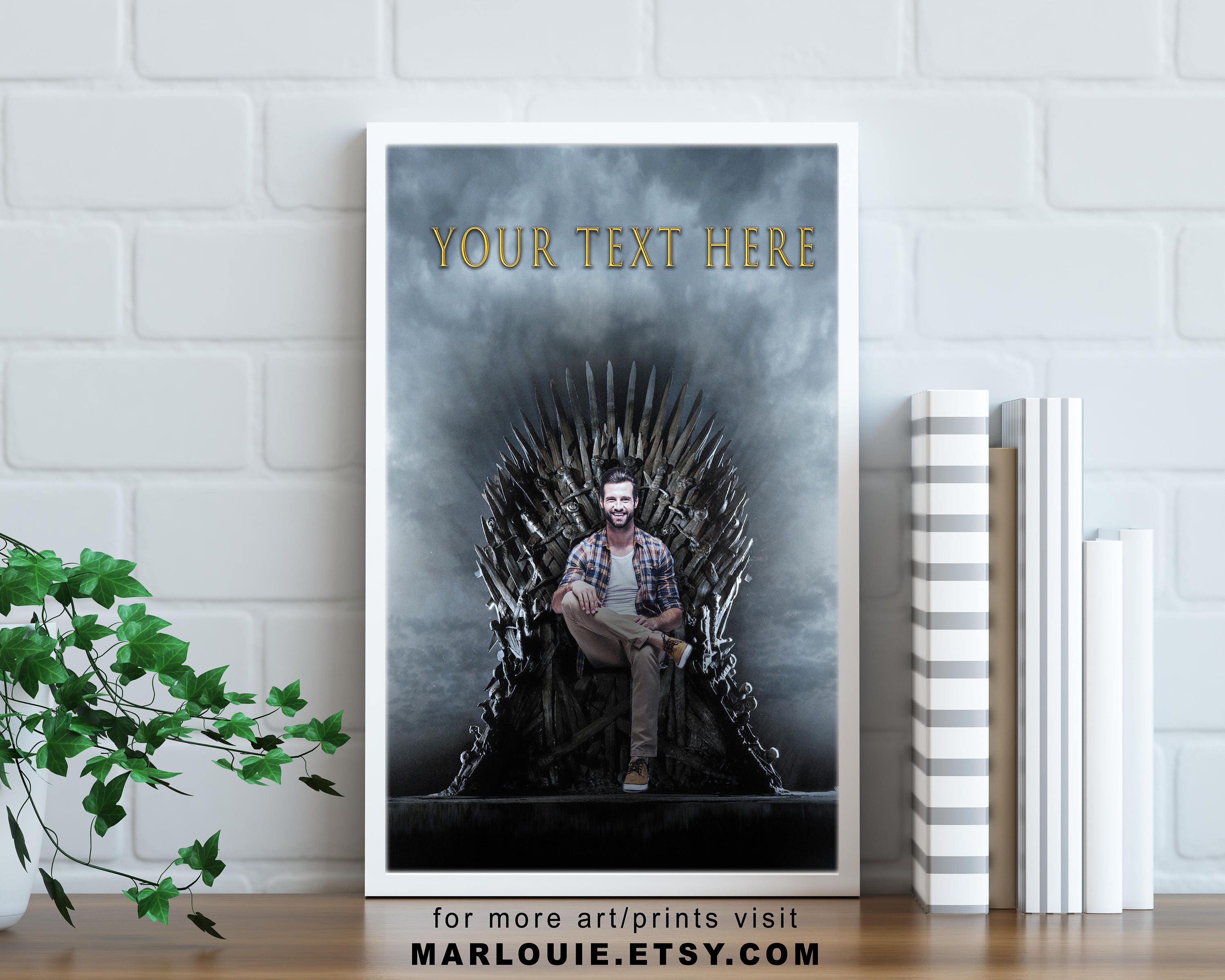 Sit on the Iron Throne! Photoshopped Game of Thrones (digital Download ...