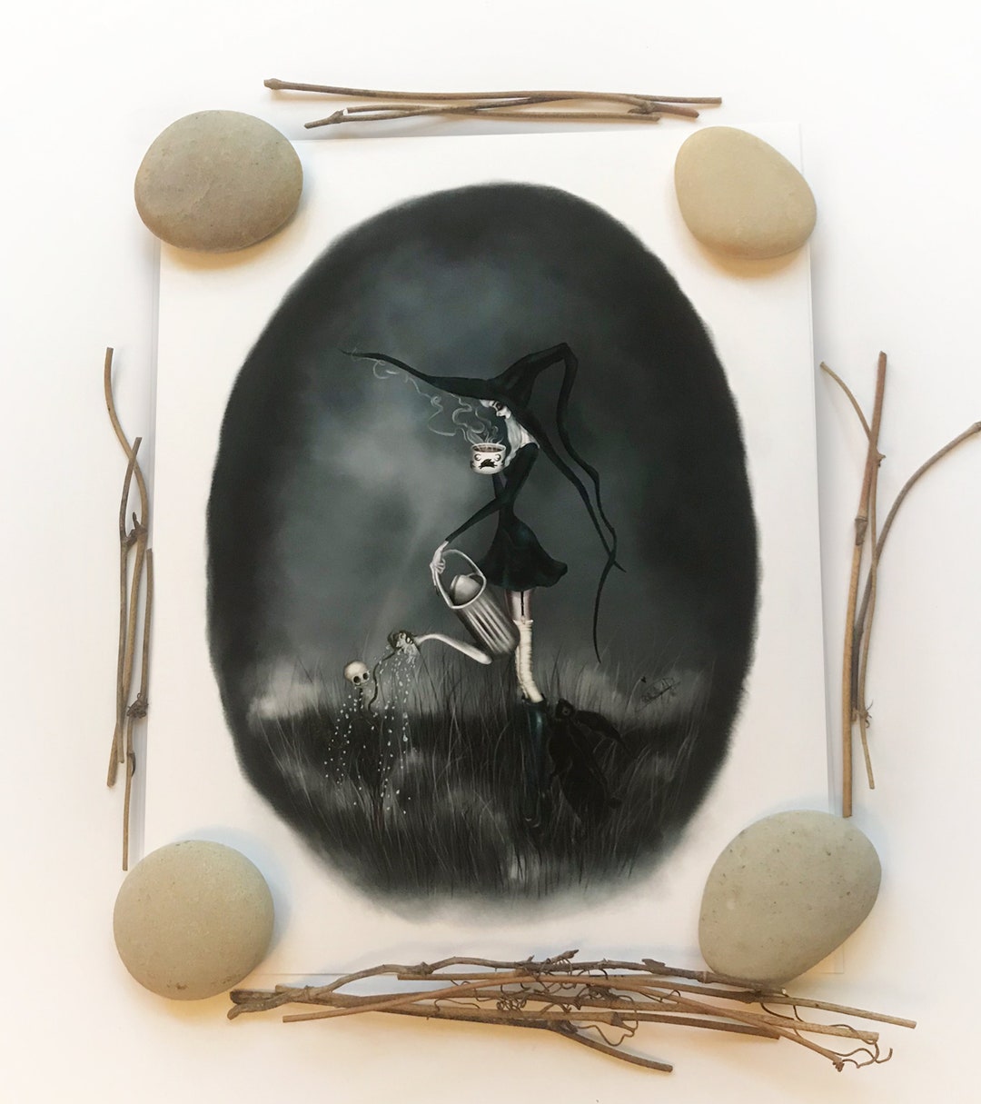 Green Witch 8x10 Fine Art Print by Kat Lindsey / - Etsy