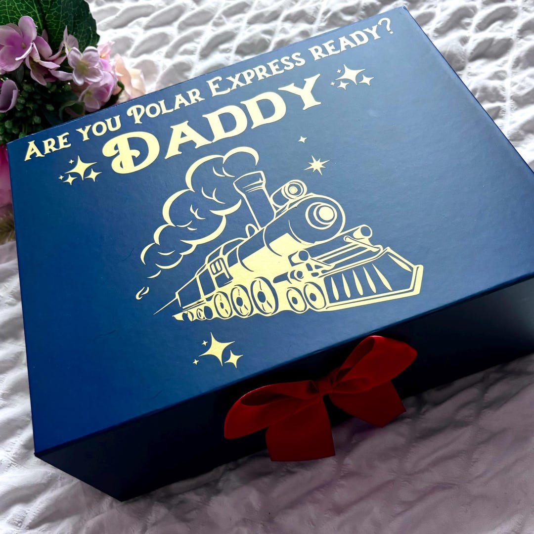 Polar Express Gift Box, Personalised Polar Express Box, Gift Reveal ...