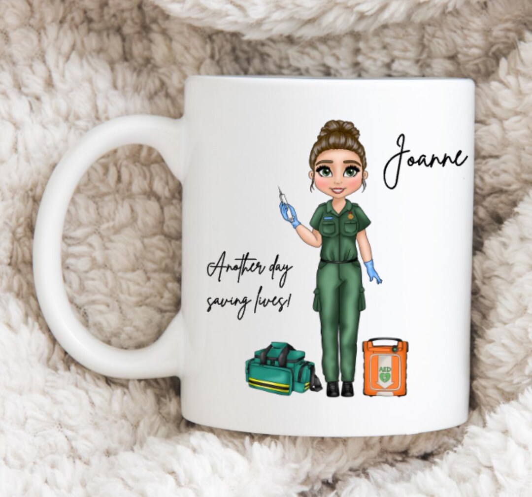 Personalized Paramedic Mug: Custom NHS Gift - Etsy UK