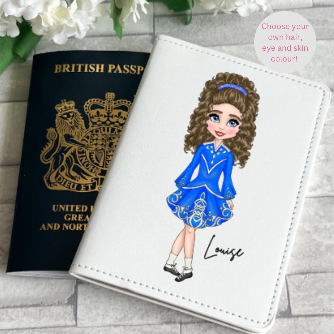 Personalized Irish Dancer Passport Cover: Custom Travel Gift - Etsy