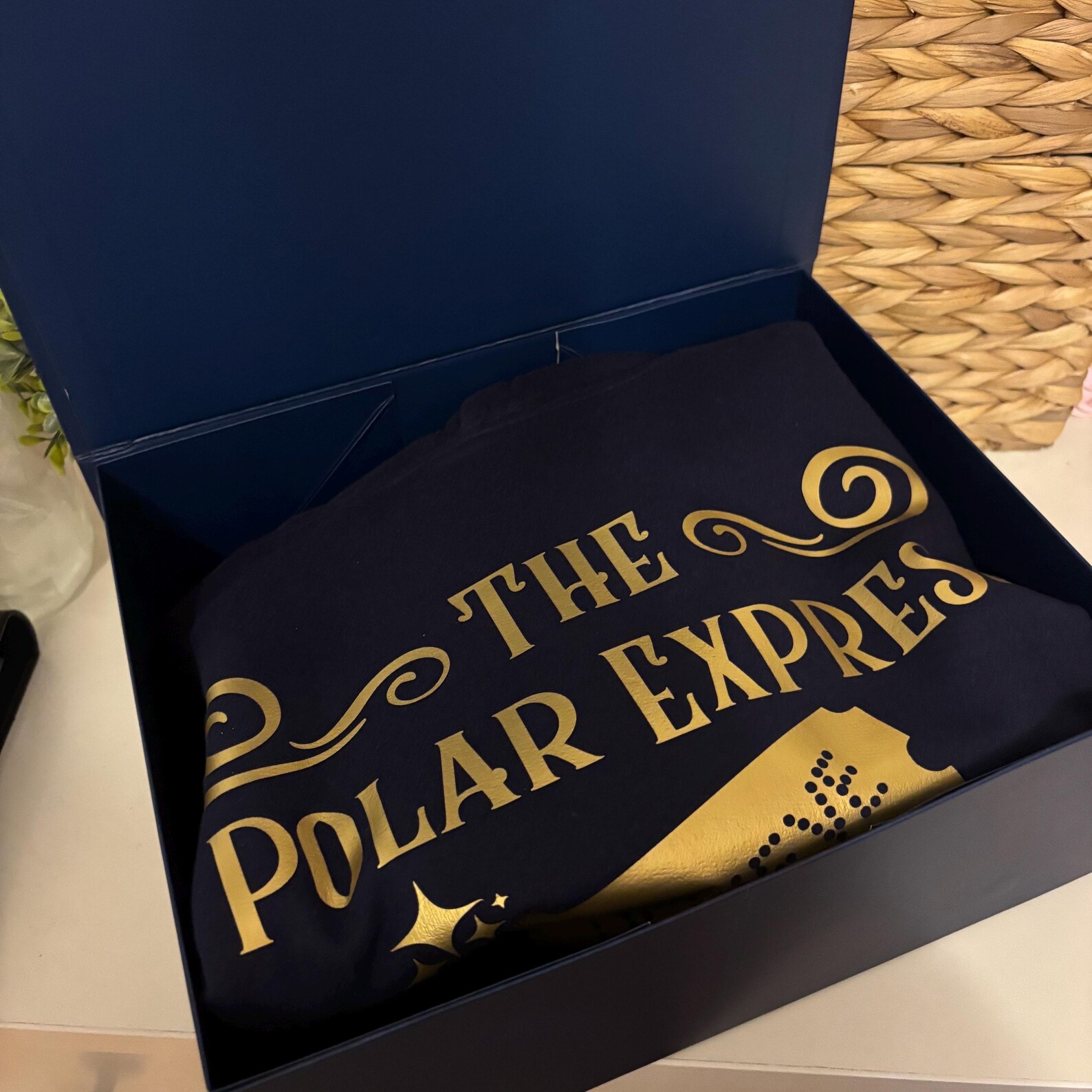 Adult Polar Express Hoodie, Personalised Hoodie, Polar Express Trip ...