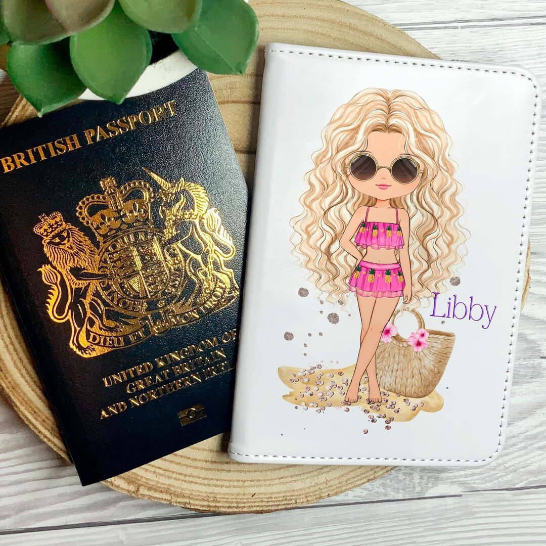 Personalized Character Passport Cover: Custom Travel Document Holder - Etsy