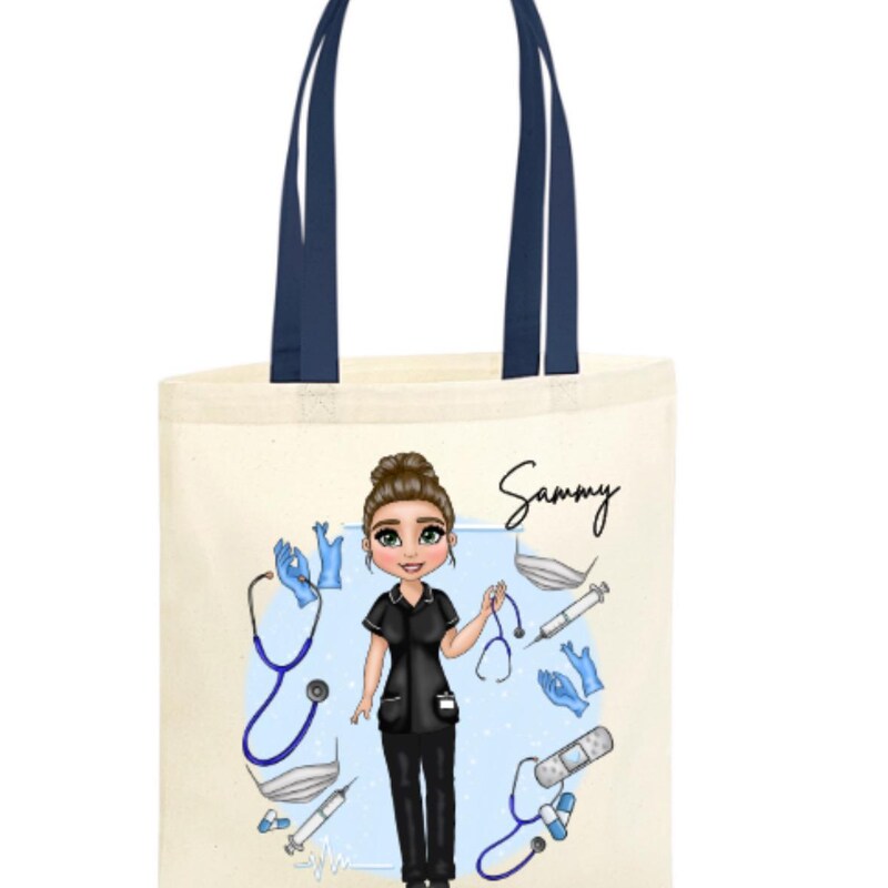 Nurse Bag Custom Character - Etsy UK