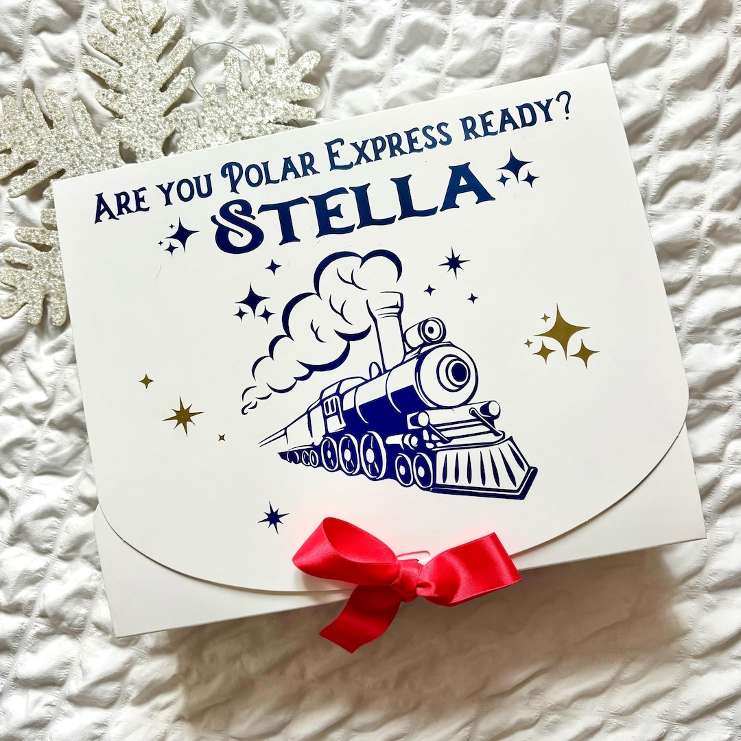 Personalized Polar Express Gift Box: Christmas Eve Reveal (27 X 22 X ...