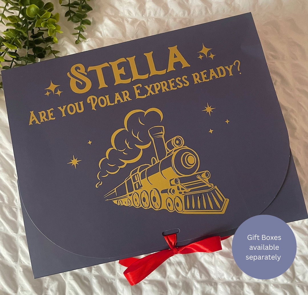 Personalized Polar Express Gift Box: Christmas Eve Reveal - Etsy