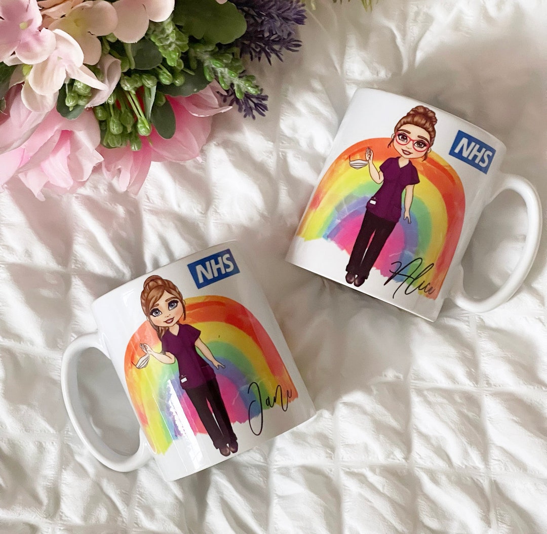 Nurse Gifts, Personalised Carer Mug, NHS, Doctor, Healthcare Gifts ...