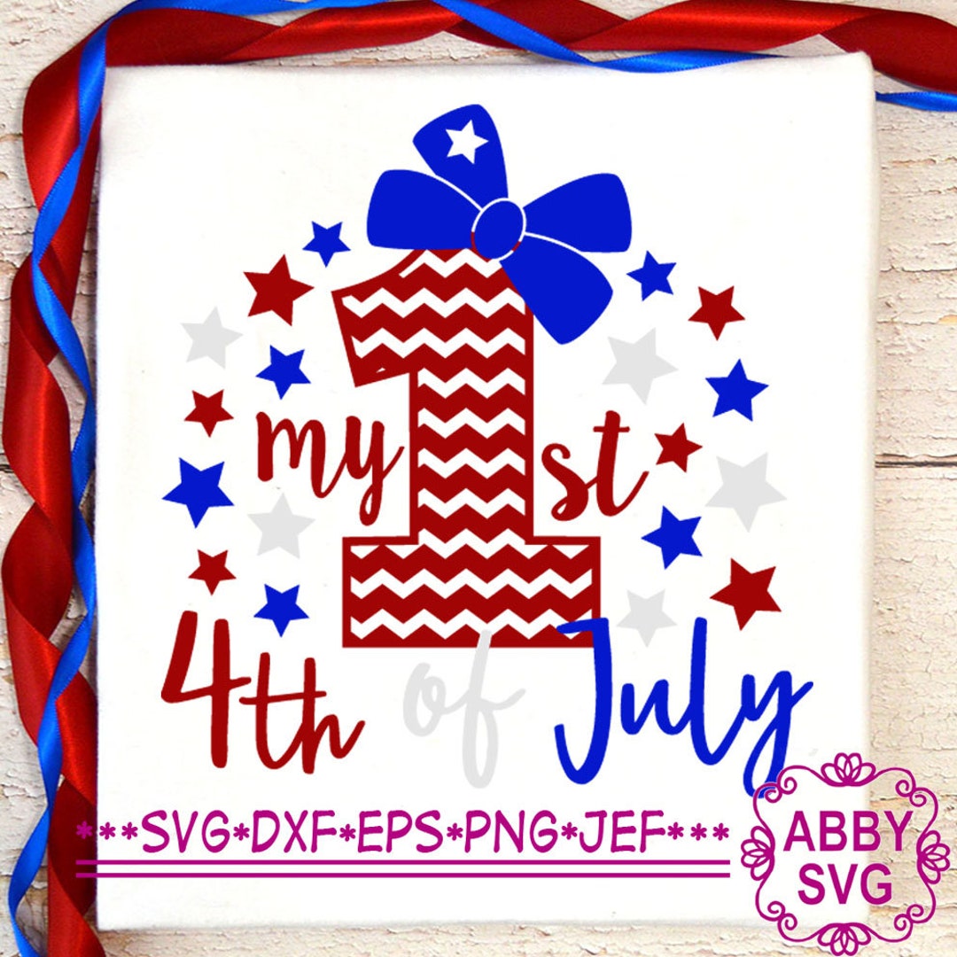 My First 4th of July Svg,american Flag Svg,girls 4th of July Cut File ...
