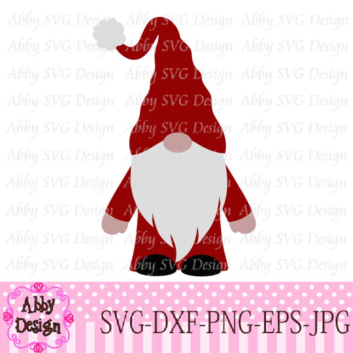 Gnome Cut File Epspngdxf and Svg File for the Cutting | Etsy
