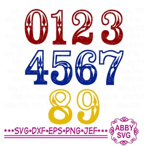 Circus Alphabet Svg,circus Number Svg,circus Birthday Svg,carnival Svg ...