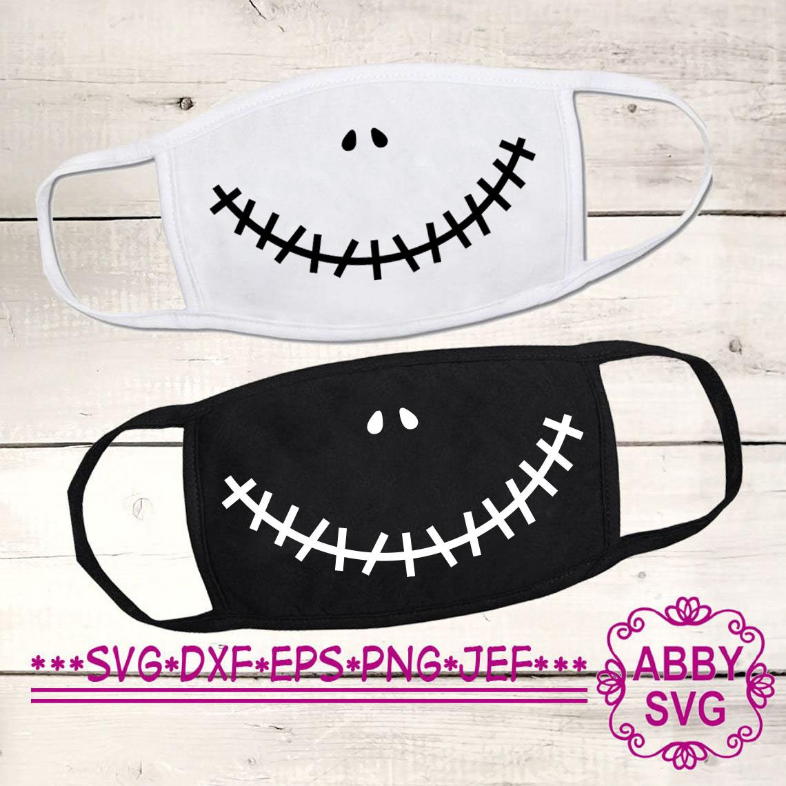 Instant Download JACK Skeleton Mask Svg Cut Filecreative Mask - Etsy