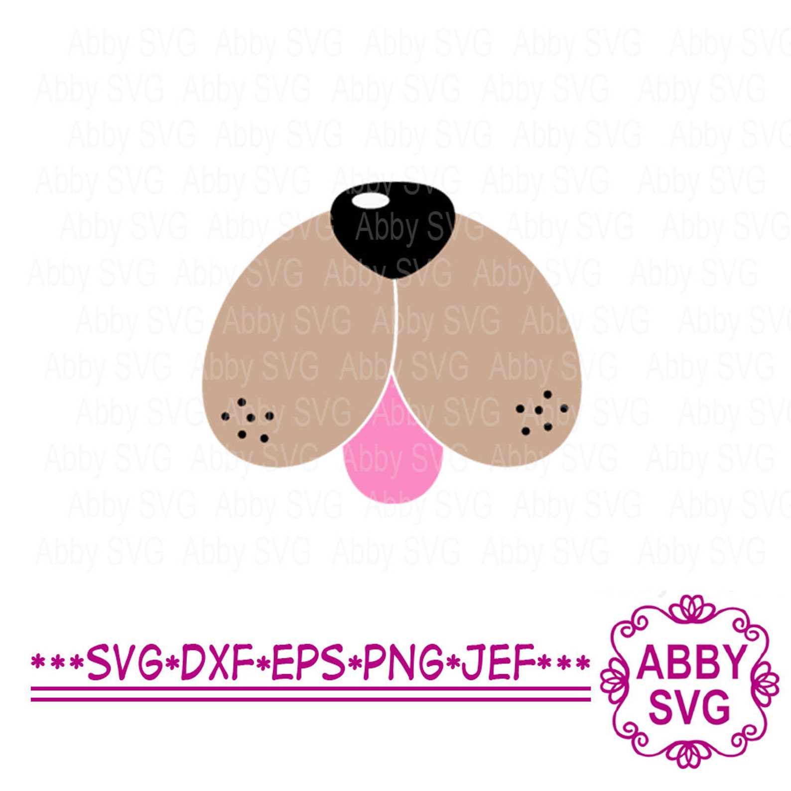 Instant Download Dog Face Mask Svg Cut Filecreative Mask Cut - Etsy