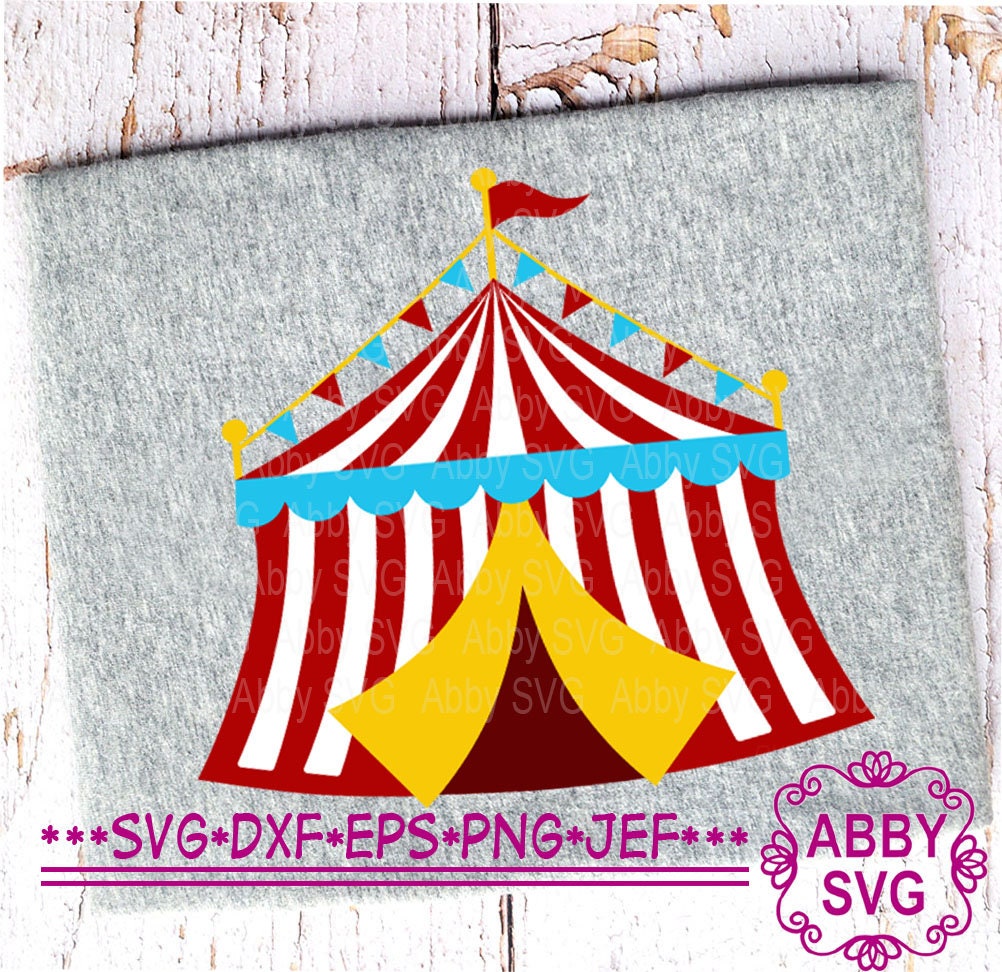 Vector Dxf Eps Png Circus Clipart Circus Logo SVG Circus Tent Circus ...