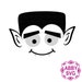 Halloween Vampire Face Cut File Svgpngdxf and Eps File for - Etsy
