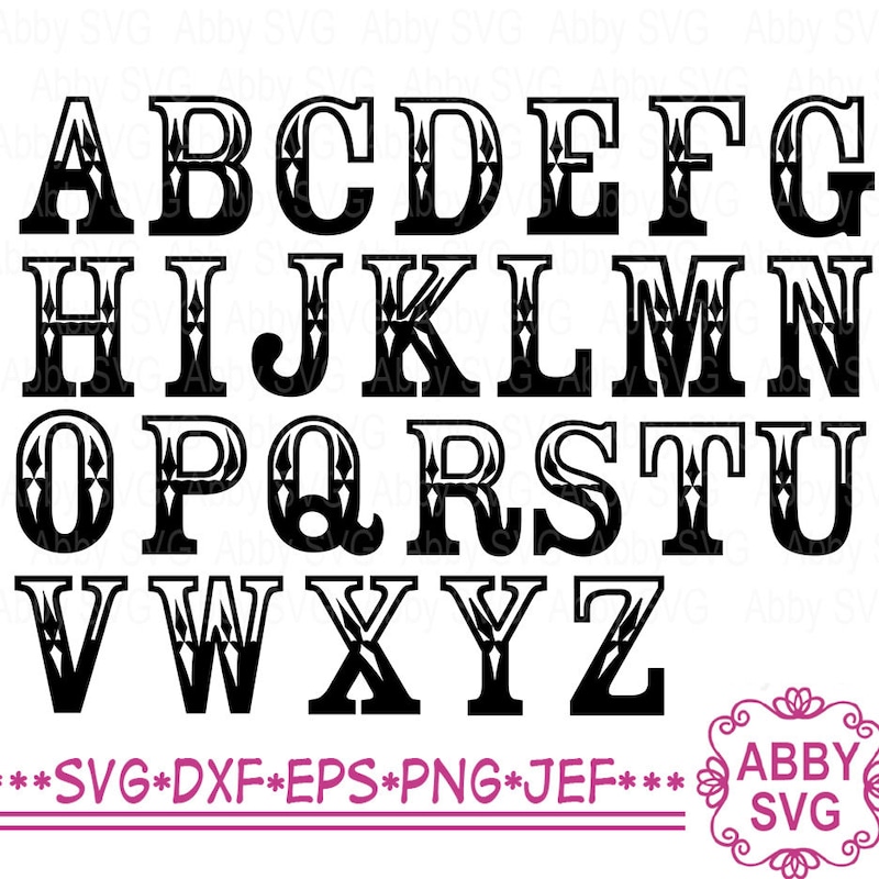 Carnival Letters - Etsy