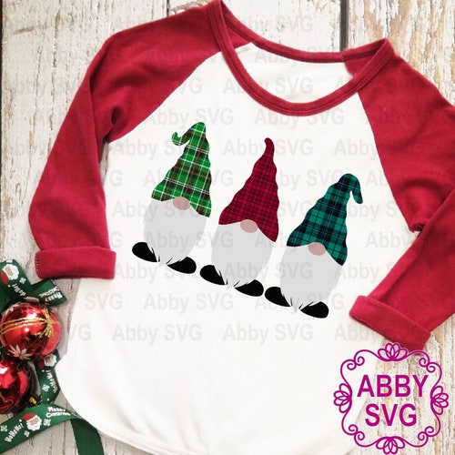 Three Gnome Cut File Epspngdxf and Svg File for the Cutting - Etsy